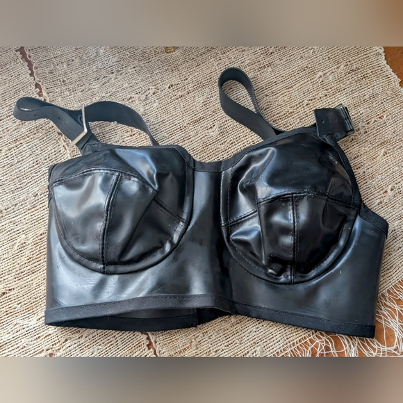 Catherine Coatney | Tops | Rare Black Vinyl Goth Fetish Wear Catherine ...